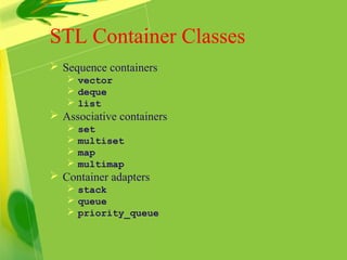 C++ STL 概觀 | PPT