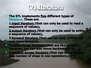Stl (standard template library) | PPT