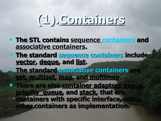 Stl (standard template library) | PPT