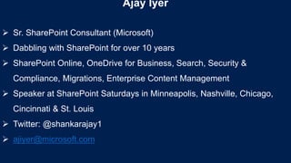 St. Louis SharePoint User Group - Security and Compliance in O365 for ...
