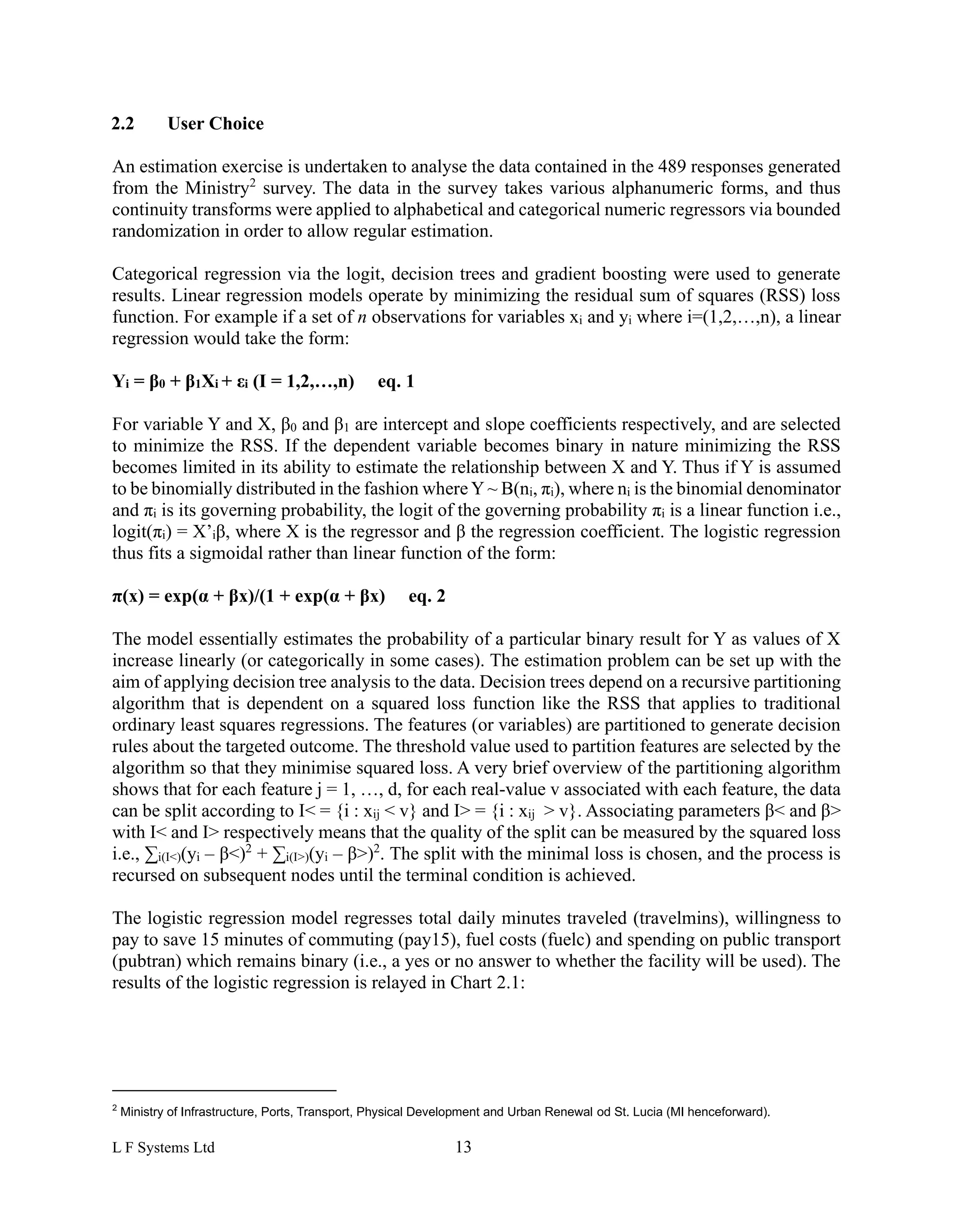 St Lucia Road Transport Policy and Strategic Roadmap - Final Transportation Model Report ...