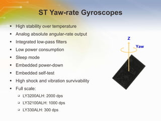 Yaw-rate Gyroscopes | PPT