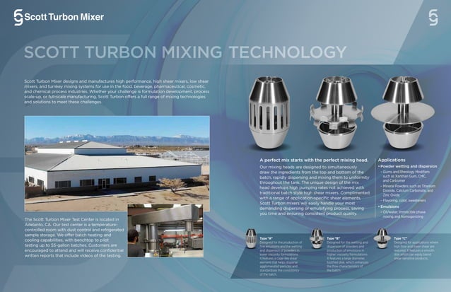 Scott Turbon Mixers | PDF | Chemistry | Science