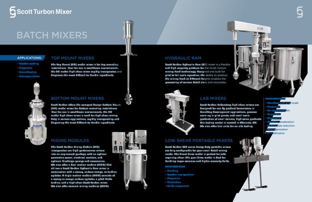 Scott Turbon Mixers | PDF | Chemistry | Science