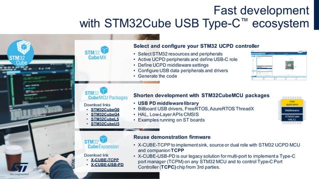 stm32-usb-c-pd-solutions-presentation.pdf | Operating Systems | Computer Software and Applications