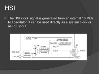Stm32f303 rest and Clock contol | PPT