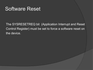 Stm32f303 rest and Clock contol | PPT