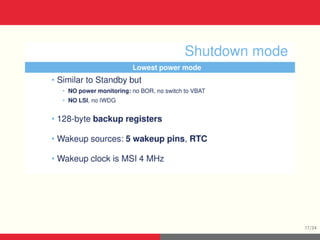 STM32L4 Architecture and Operating Modes | PDF