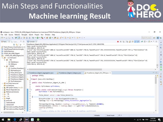 Machine Learning and Apache Edgent with STM32F401 to Firebase | PPT