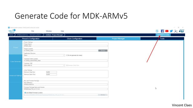 Programming STM32L432 Nucleo with Keil MDK | PPTX