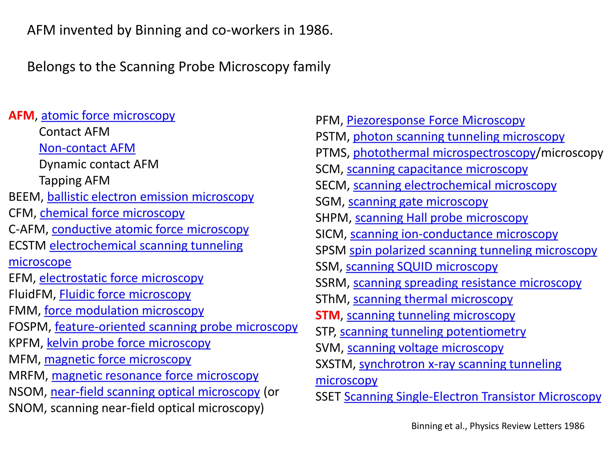 Scanning Tunneling Microscope and Atomic Tunneling Microscope | PPTX