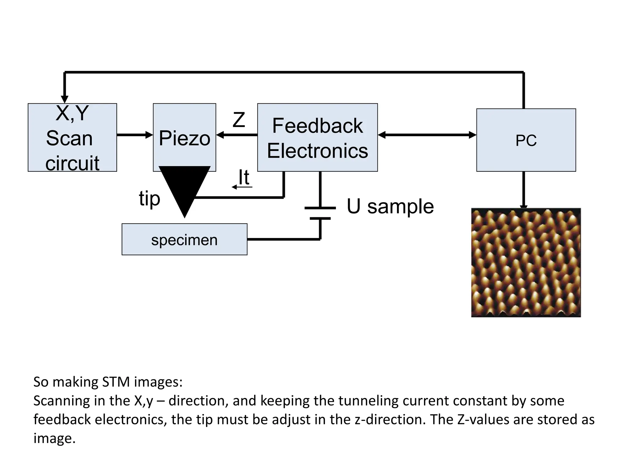 Scanning Tunneling Microscope and Atomic Tunneling Microscope | PPTX