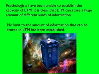 STM and LTM: Capacity and Encoding | PPT