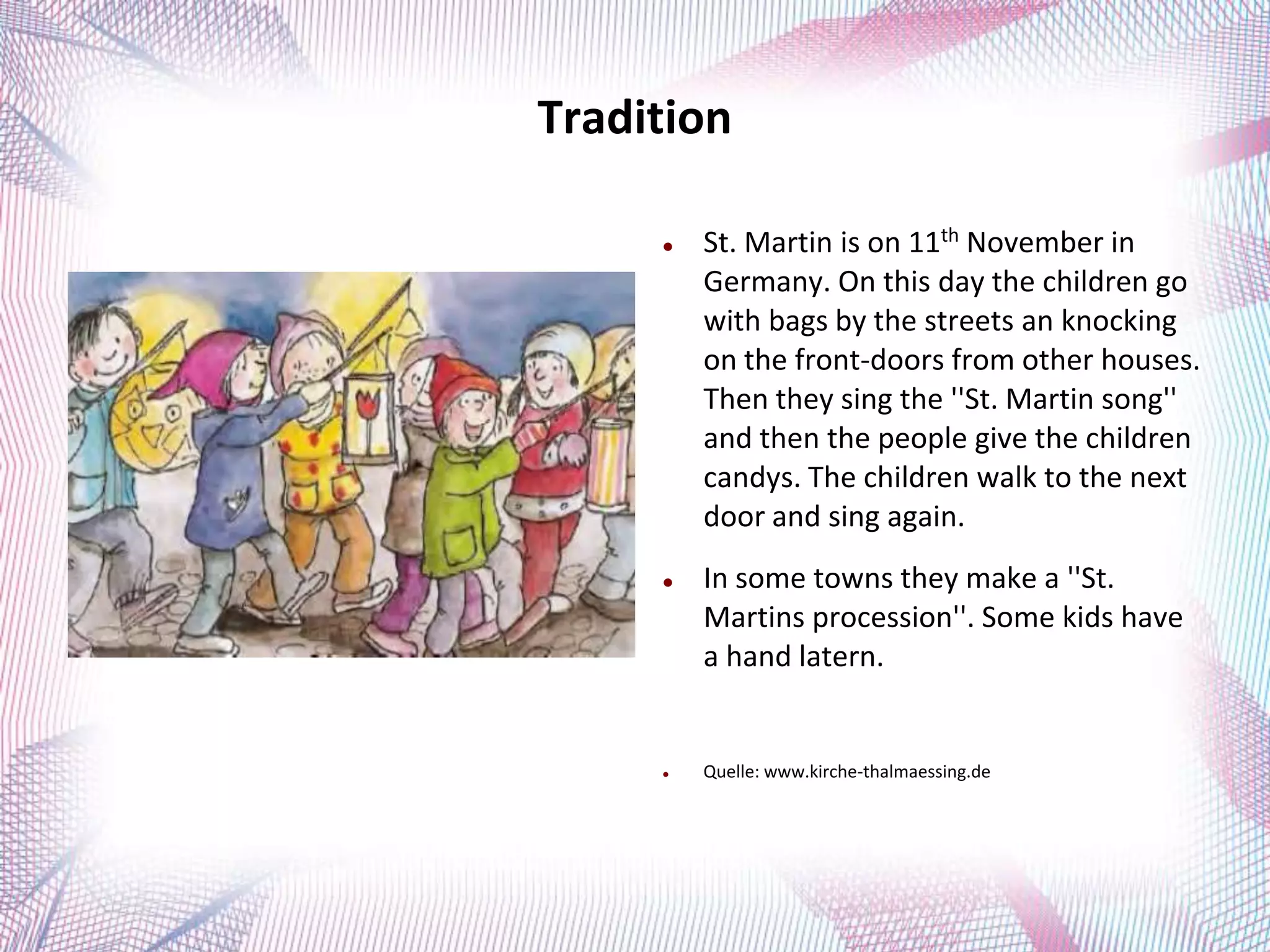 St Martins Day in Germany | PPT