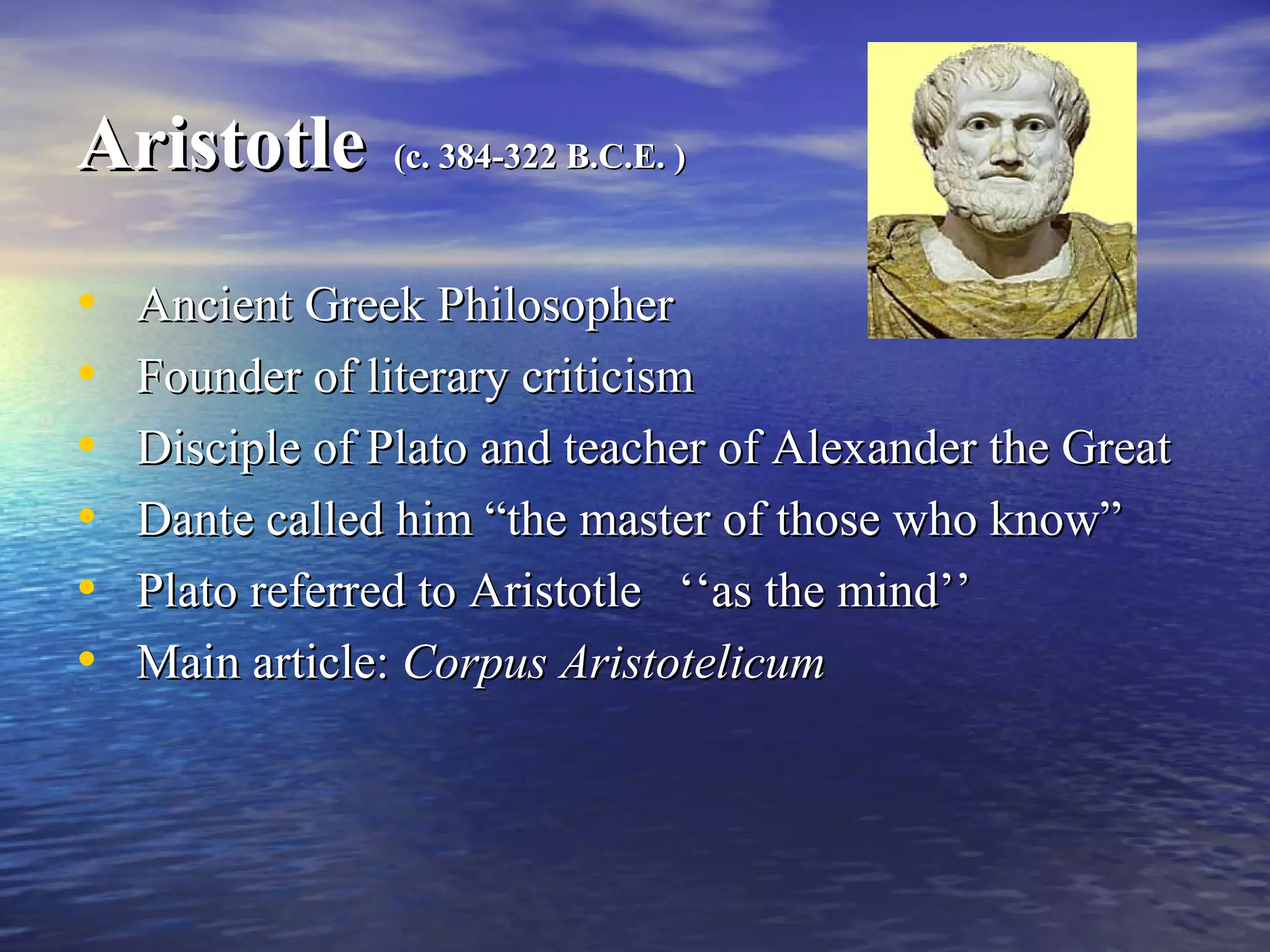 Aristotle's poetics | PPT