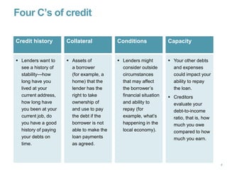 Understanding Your Personal Credit | PPTX