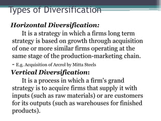 Diversification strategies | PPTX