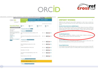 Love and Metadata: CrossRef at the Hub of Scholarly Communications by ...