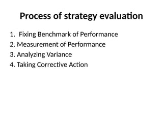 ST MGT Unit 5.pptxstrategy evaluation and process | PPTX