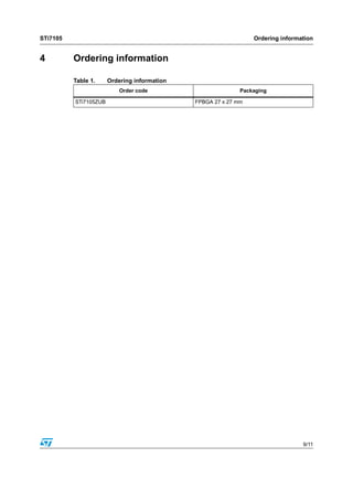 GVT Decoder - DataSheet | PDF