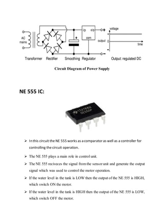 Simple Automatic Water Level Controller | DOCX