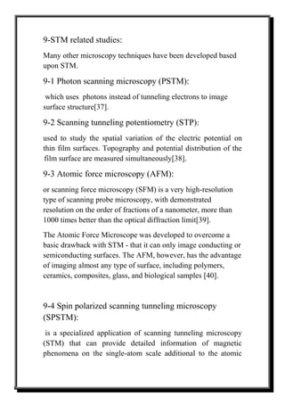 Scanning tunneling microscope (STM) | DOCX