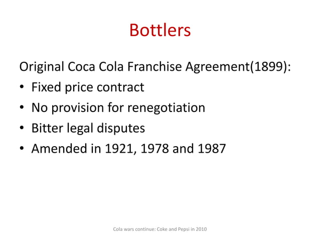 Cola Wars Continue: Coke and Pepsi in 2010 | PPTX | Food & Drink