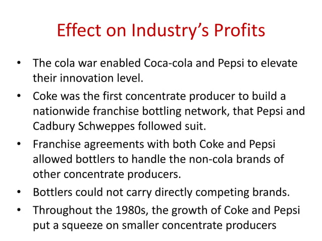 Cola Wars Continue: Coke and Pepsi in 2010 | PPTX | Food & Drink