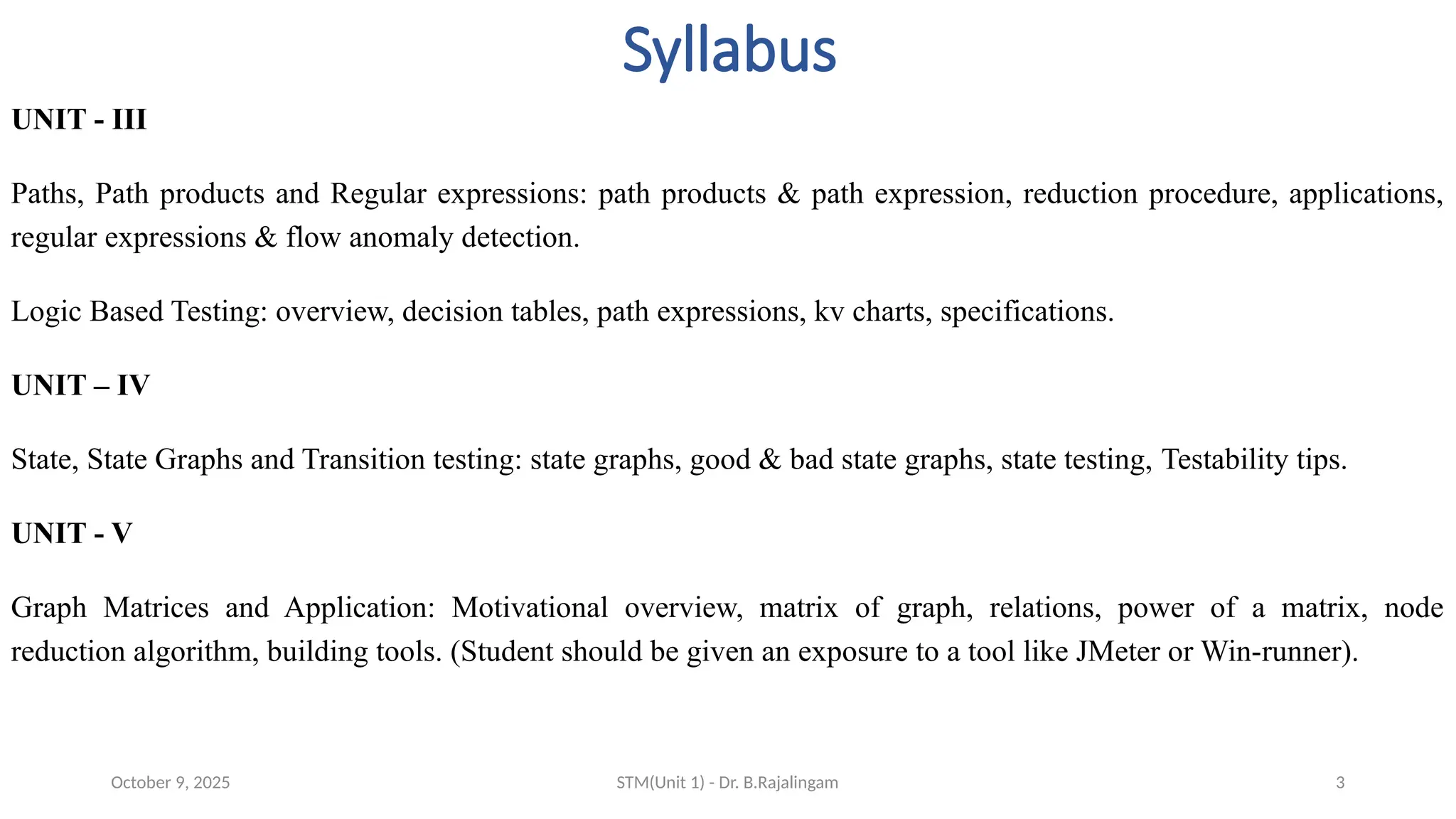 Introduction of ST, Flow graphs and Path testing | PPTX