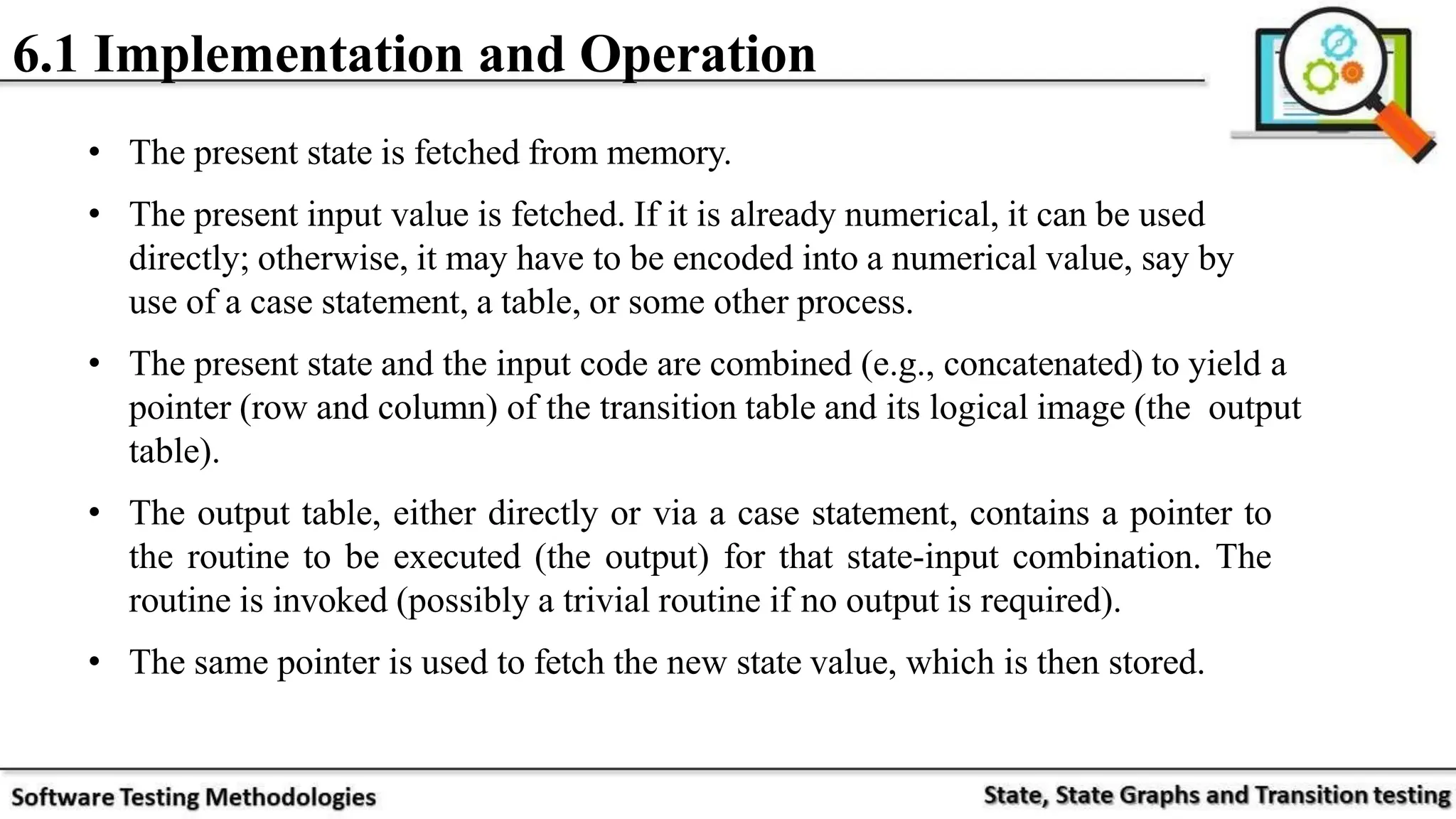 State, State Graphs and Transition testing: state graphs, good & bad ...