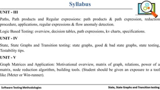 State, State Graphs and Transition testing | PPTX