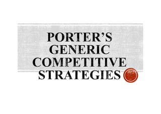 Porter Competitive Advantage Strategy | PDF