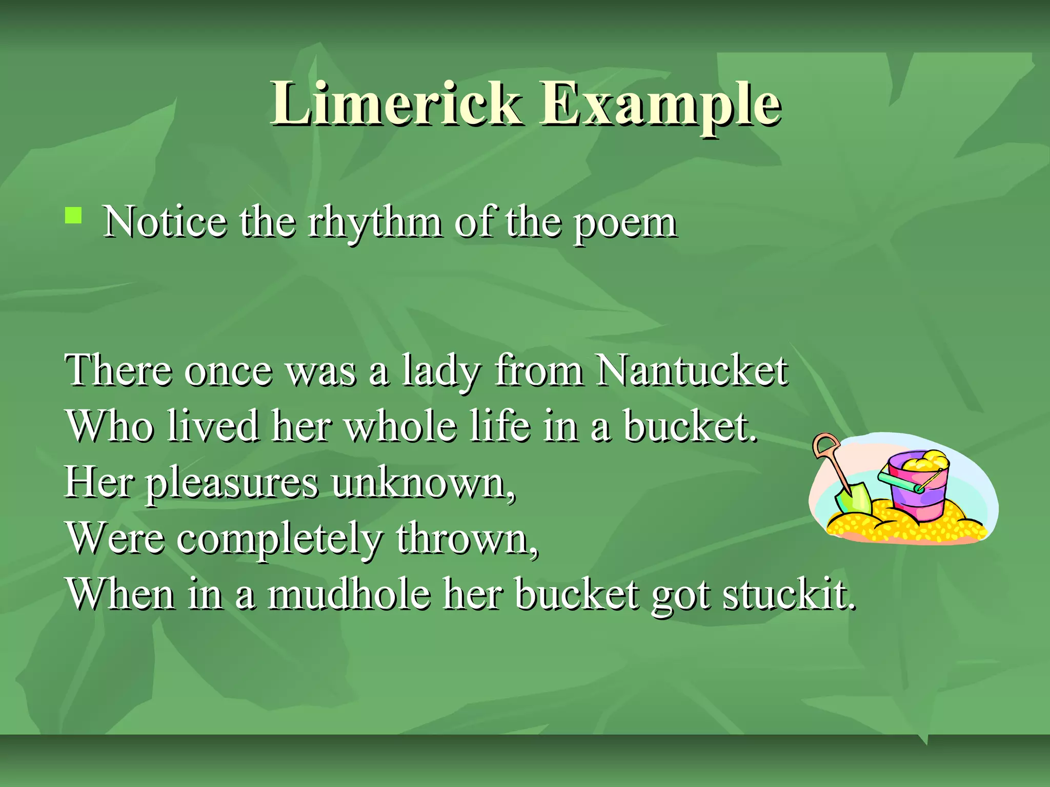 Traditional Forms of Poetry | PPT