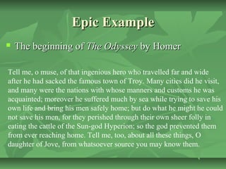 Traditional Forms of Poetry | PPT