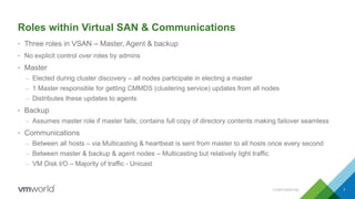 VMworld 2015: Networking Virtual SAN's Backbone | PPTX