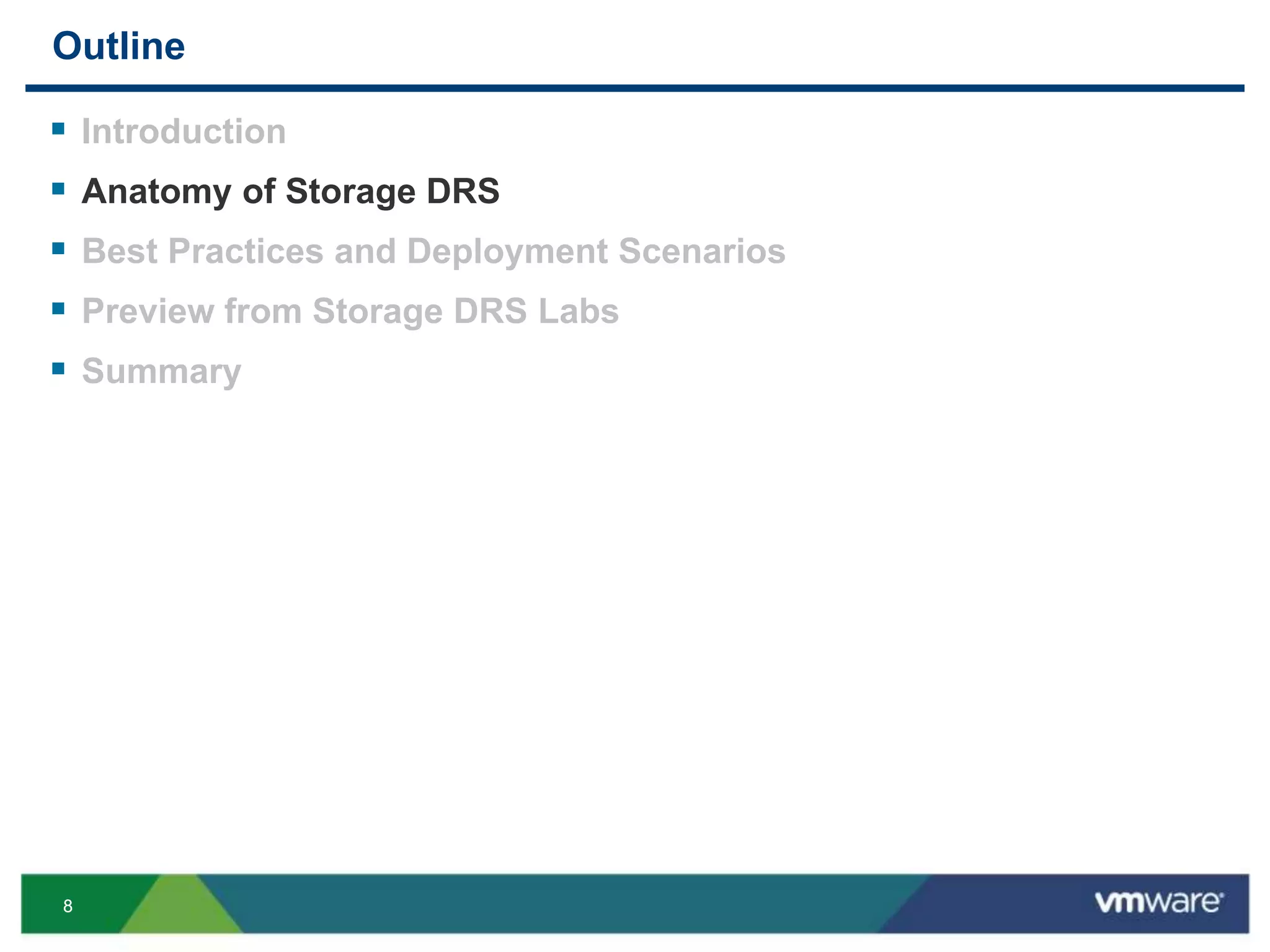 VMworld 2013: Storage DRS: Deep Dive and Best Practices to Suit Your ...