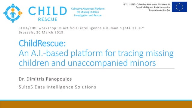 ChildRescue: An A.I.-based platform for tracing missing children and ...