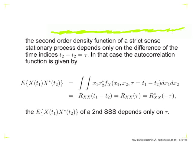 Stochastic Processes - part 1 | PDF