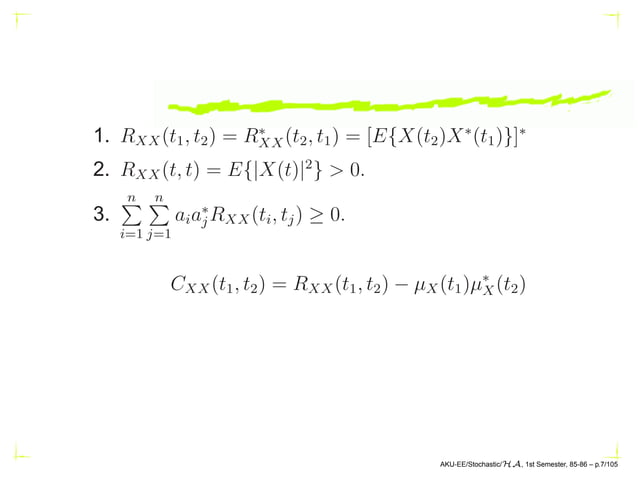 Stochastic Processes - part 1 | PDF