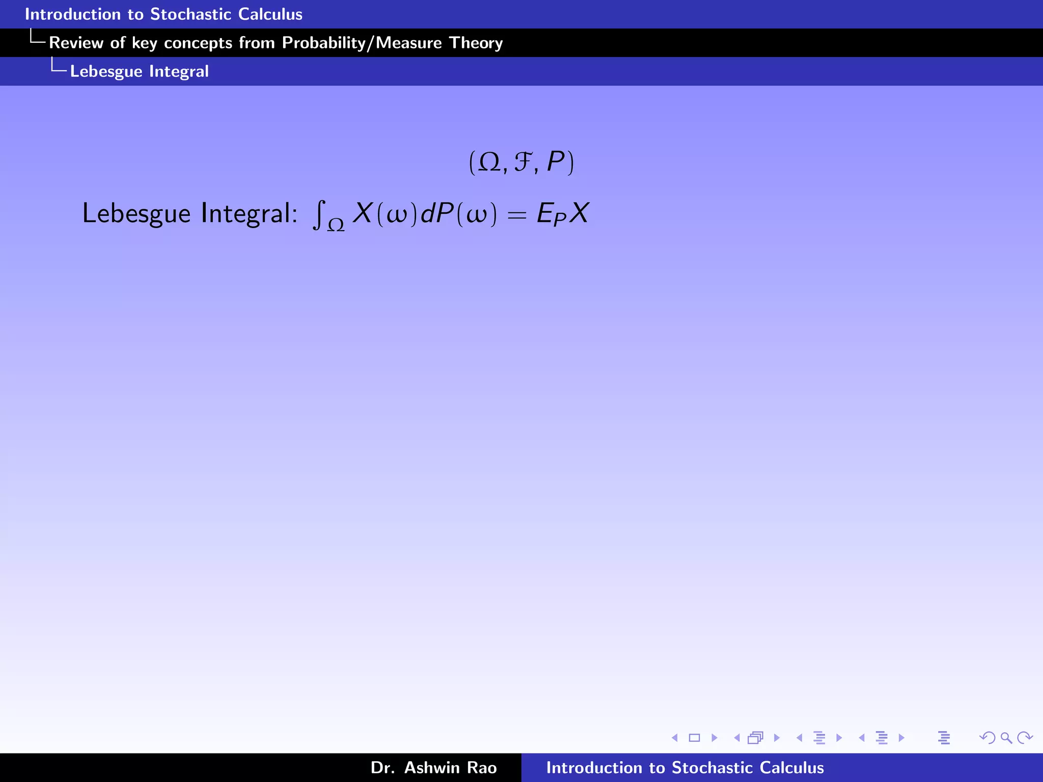 Introduction to Stochastic calculus | PDF
