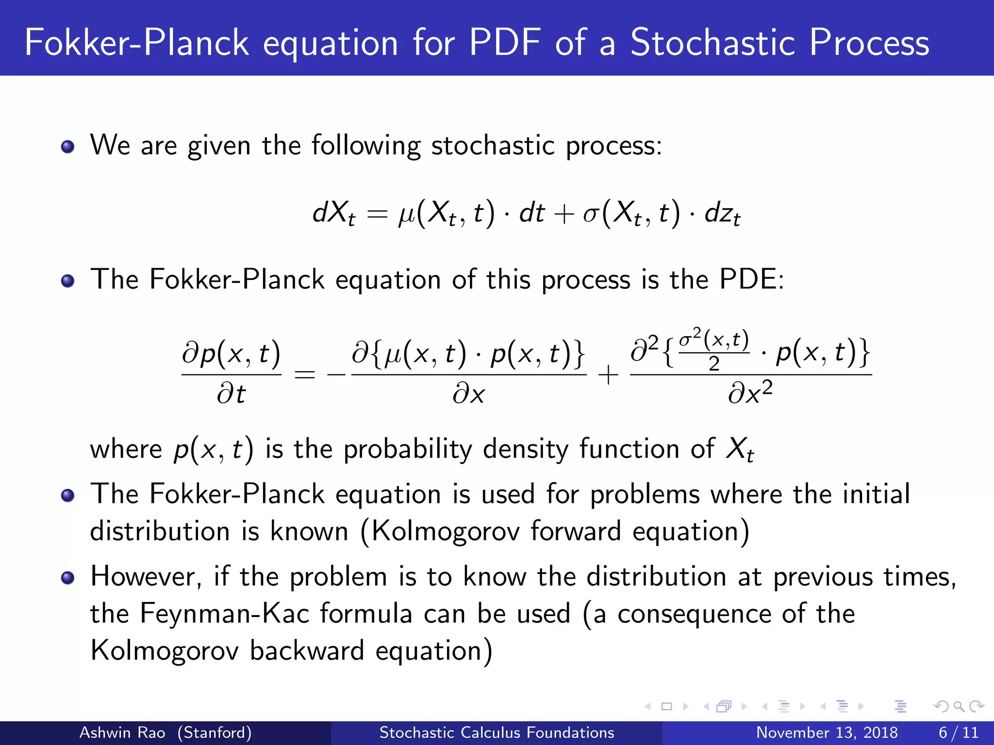 Overview Of Stochastic Calculus Foundations Pdf Physics Science