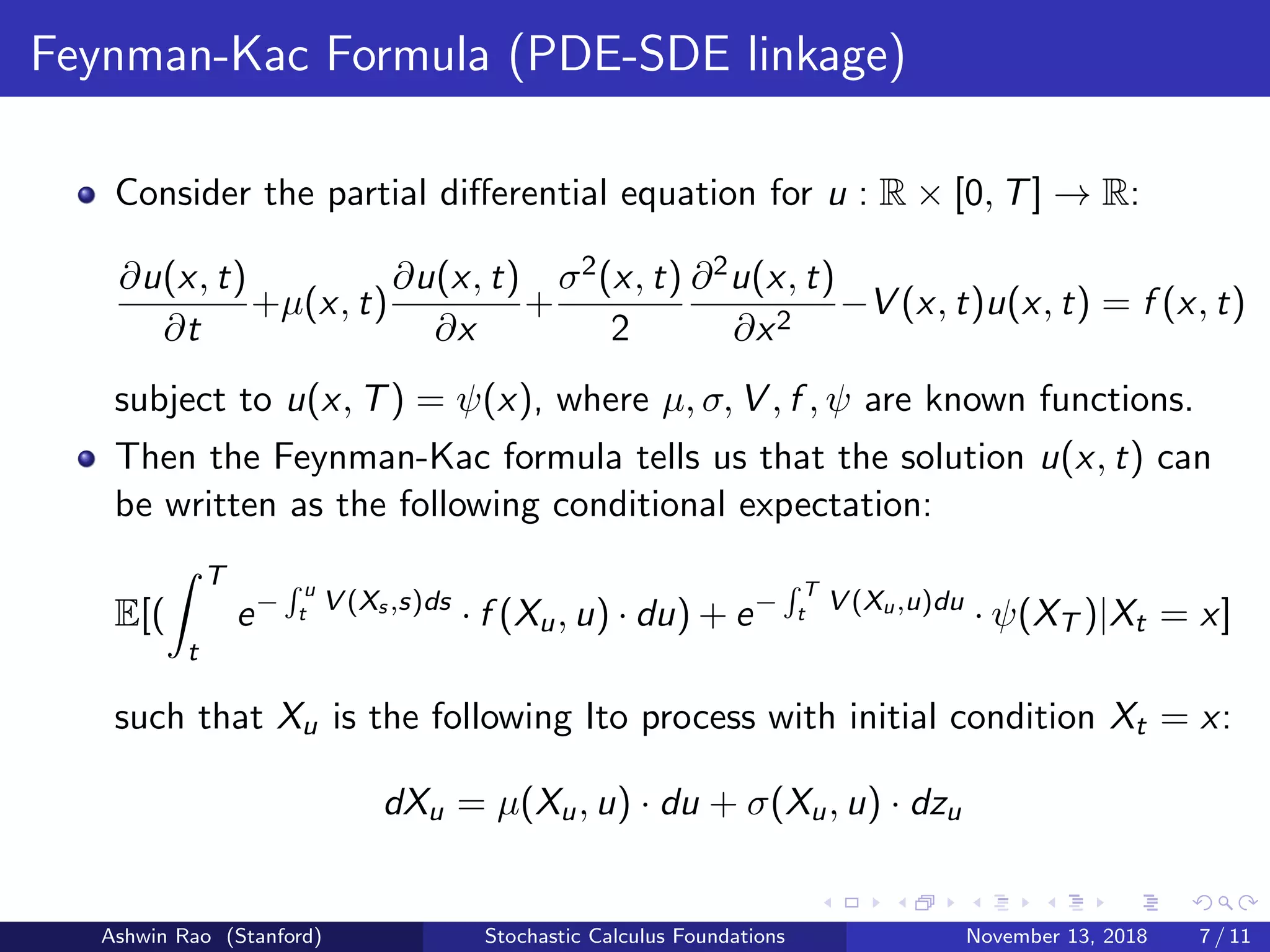 Overview Of Stochastic Calculus Foundations Pdf Physics Science