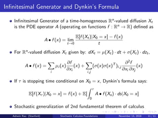 Overview of Stochastic Calculus Foundations | PDF | Physics | Science