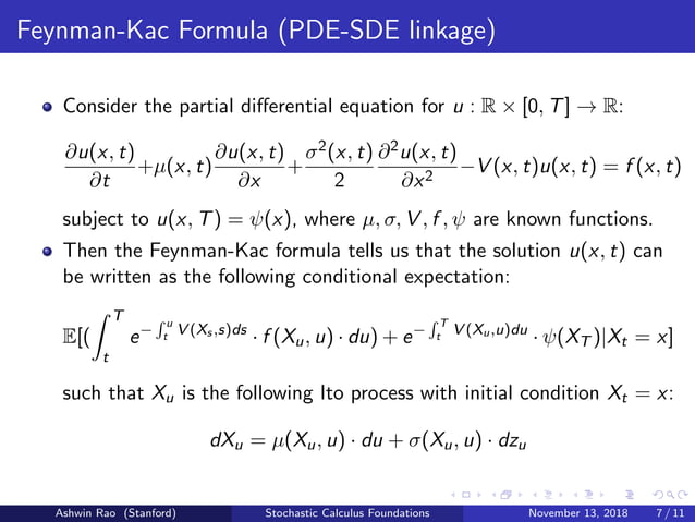 Overview of Stochastic Calculus Foundations | PDF | Physics | Science