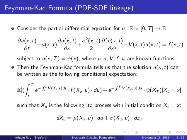Overview Of Stochastic Calculus Foundations