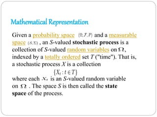 Stochastic modelling and its applications | PPTX