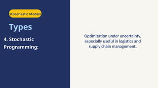 stochastic models in operational research | PPTX | Technology Industry | Industries