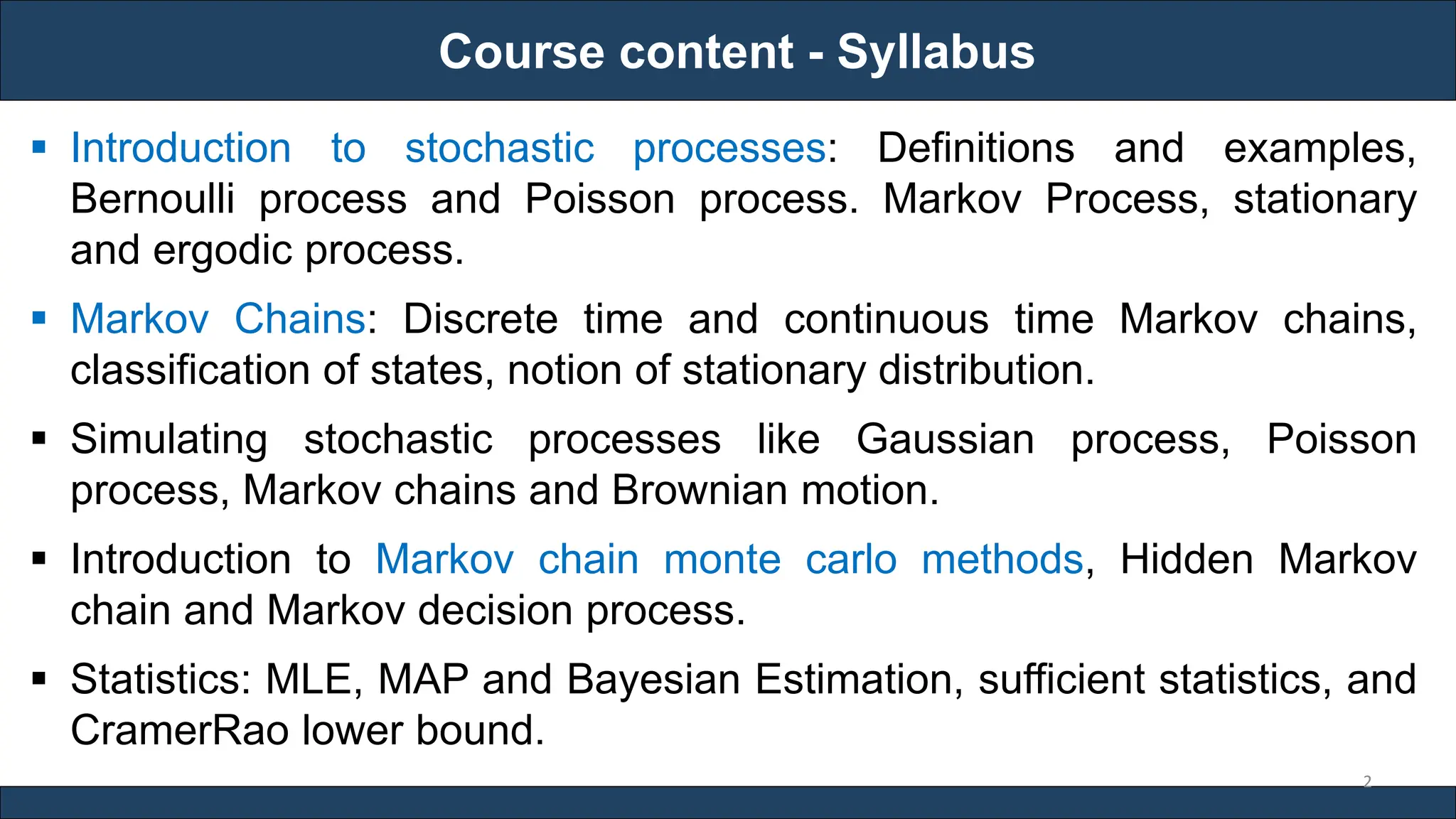 Stochastic Process and its Applications. | PPTX