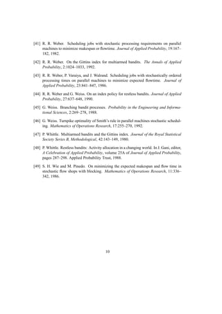 Stochastic scheduling | PDF