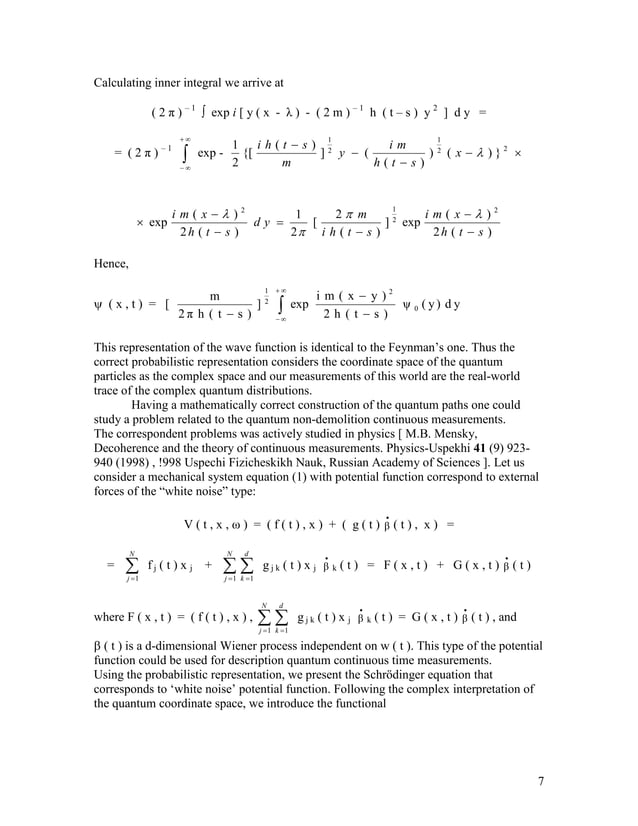 Stochastic Schrödinger Equations Pdf